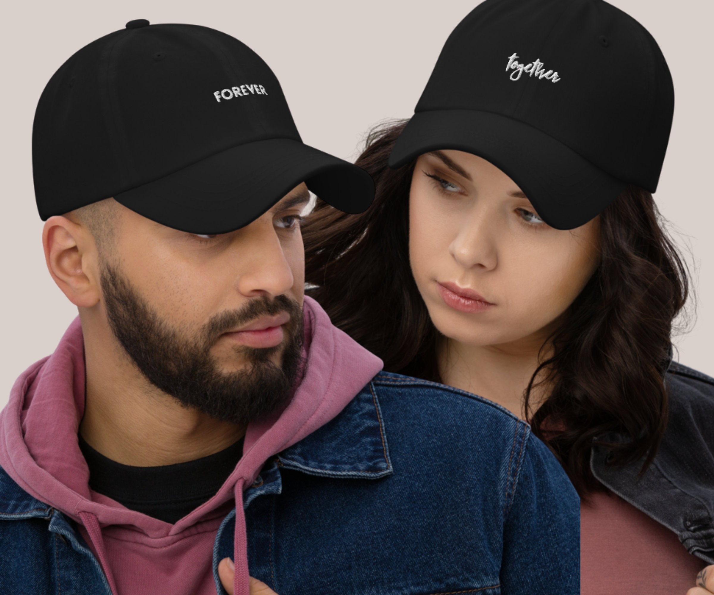 Dad Hat Matching for Couple Together Forever Cap Embroidered ...