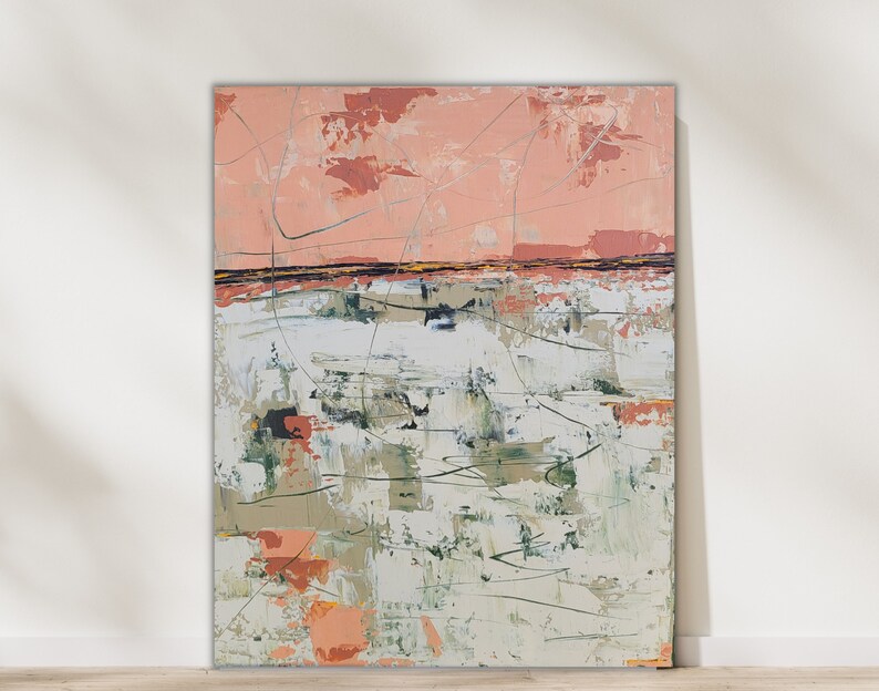 Neutral Abstract Painting on Canvas Original Painting on Canvas 16x20 ...