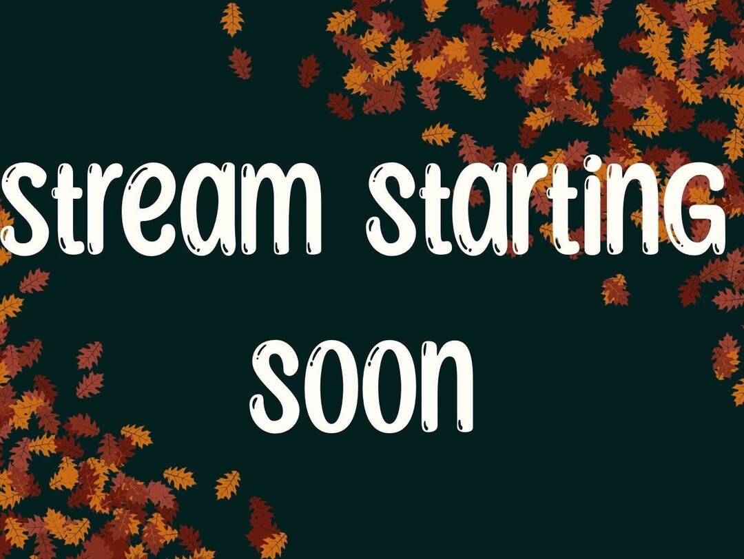 Fall Themed Stream Overlay - Etsy