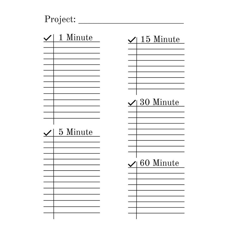 Printable Project to Do List Template L Task List L Minimal Daily ...