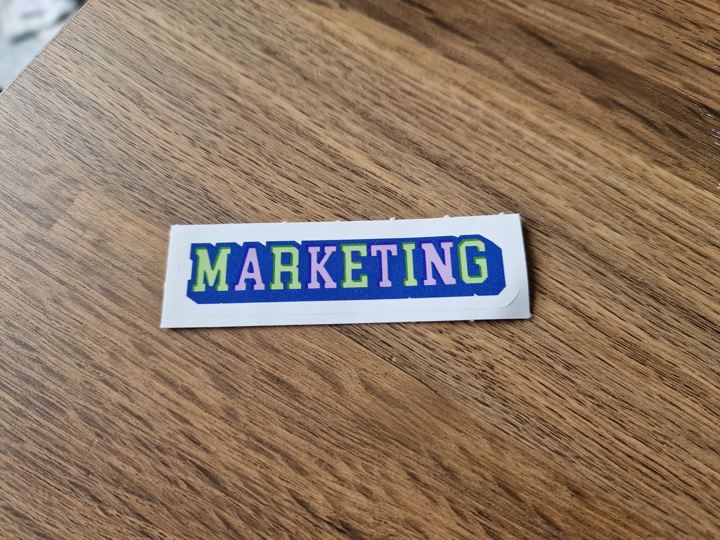 Marketing Mastery Decal – Adhesive Emblem of Strategy & Creativity for ...
