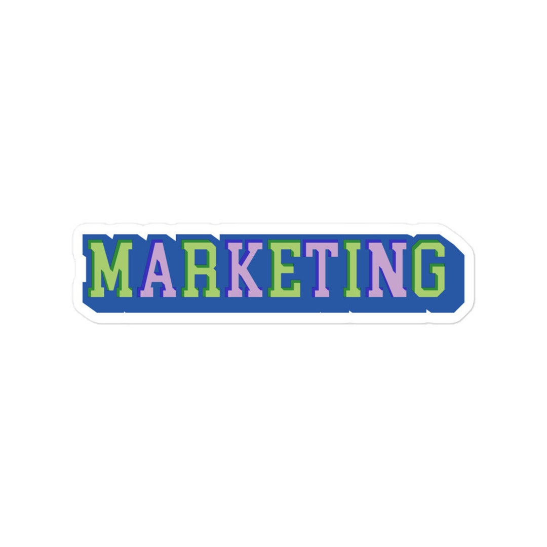 Marketing Mastery Decal – Adhesive Emblem of Strategy & Creativity for ...
