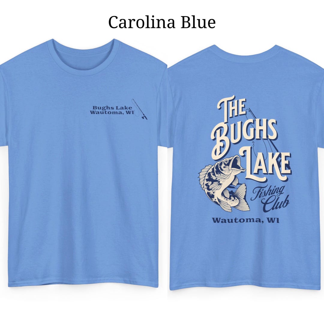 Custom Bughs Lake Fishing Club - Etsy