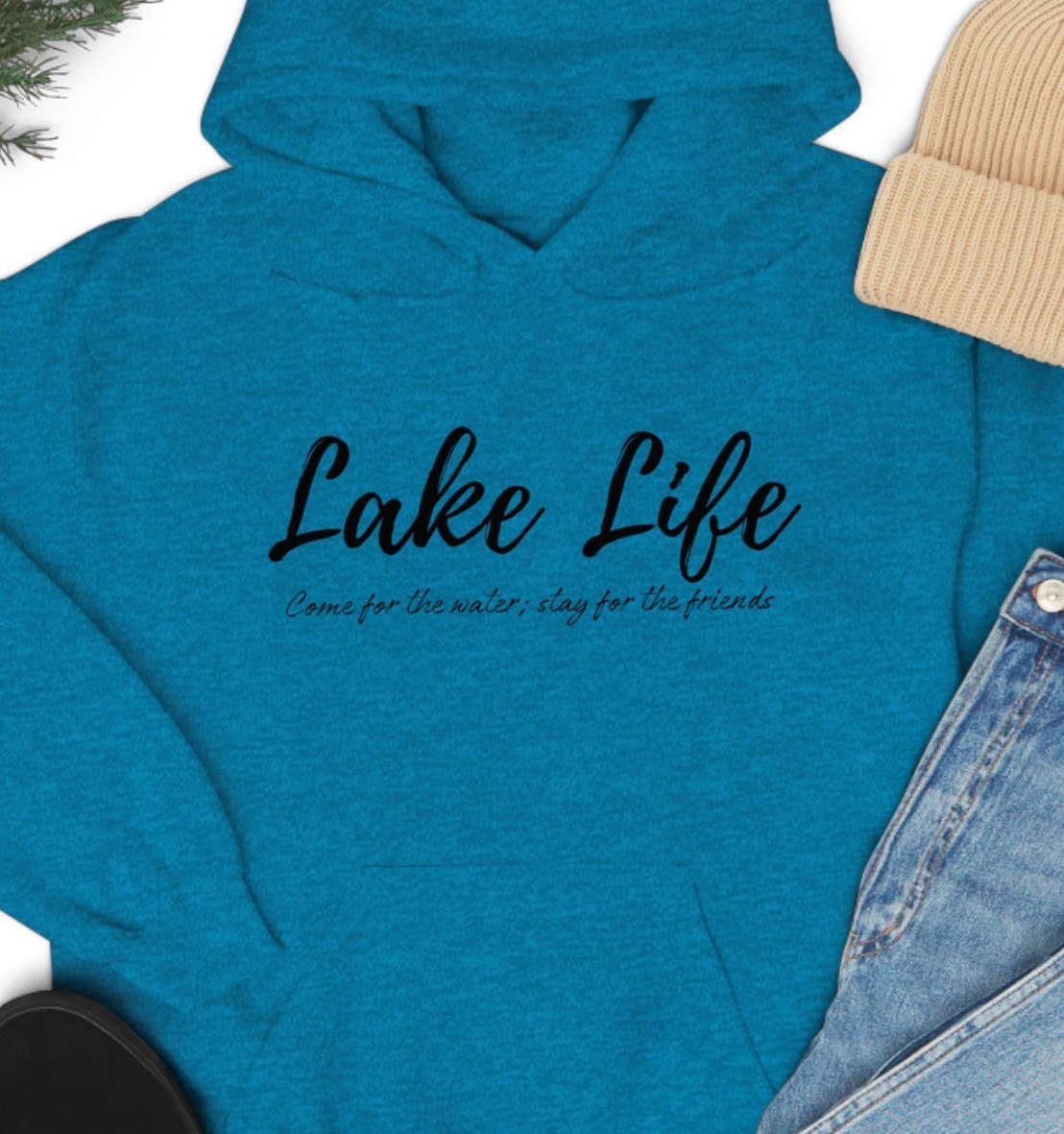 Lake Life Come for the Water Stay for the Friends Unisex Heavy Blend ...