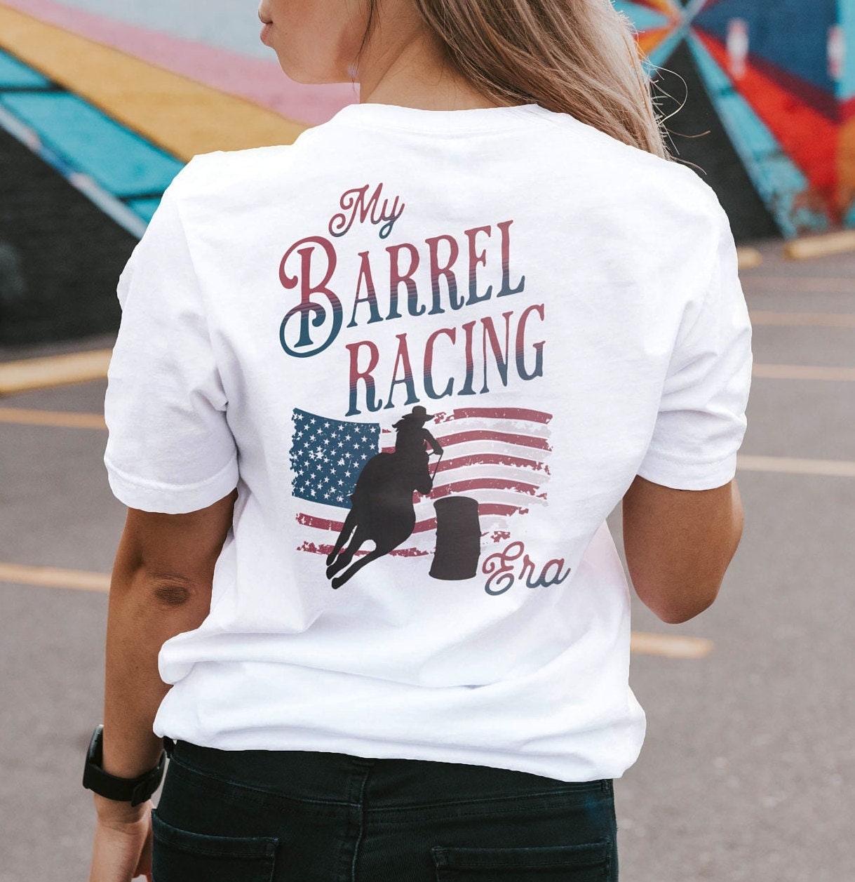 Barrel Racing Era Unisex Jersey Short Sleeve Tee, Barrel Racing, Barrel ...