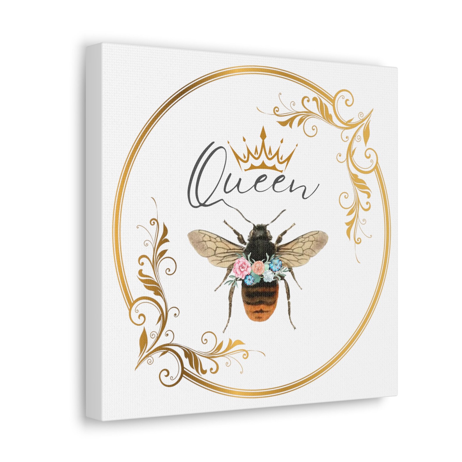 Queen Bee Graphic Canvas Gallery Wraps 8x10", 10"x 10', 12"x12" | Queen ...