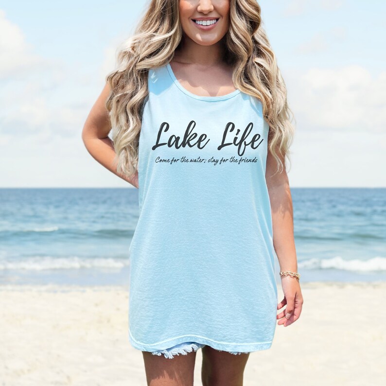 Lake Life Come for the Friends Stay for the Water Unisex Garment-dyed ...