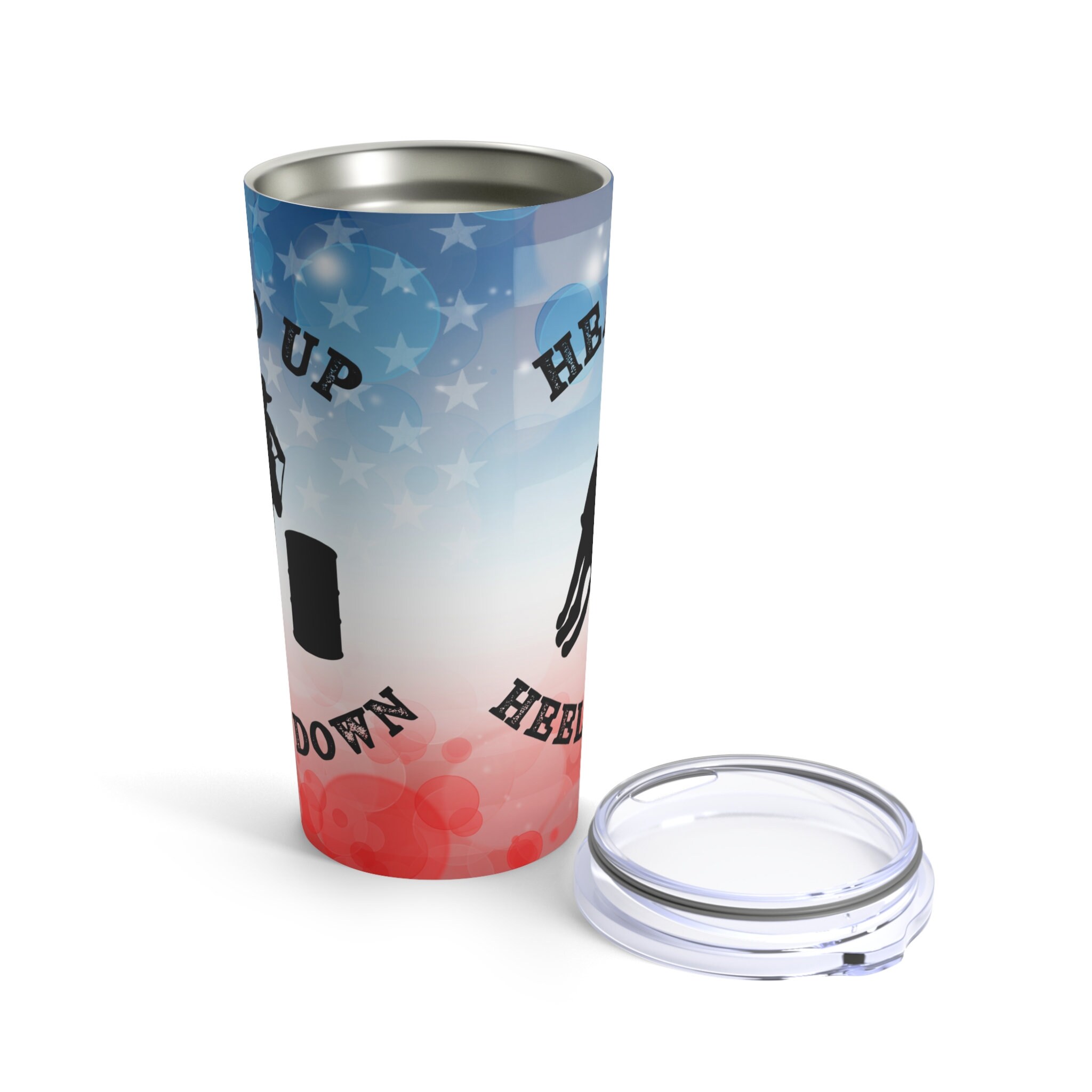 Head up Heels Down Barrel Racing Stainless Steel Travel Tumbler 20oz ...