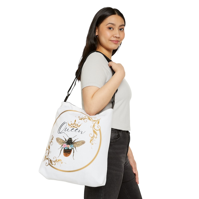 Queen Bee Adjustable Tote Bag, Sizes 16"x16" and 18"x18" | Queen Bee ...
