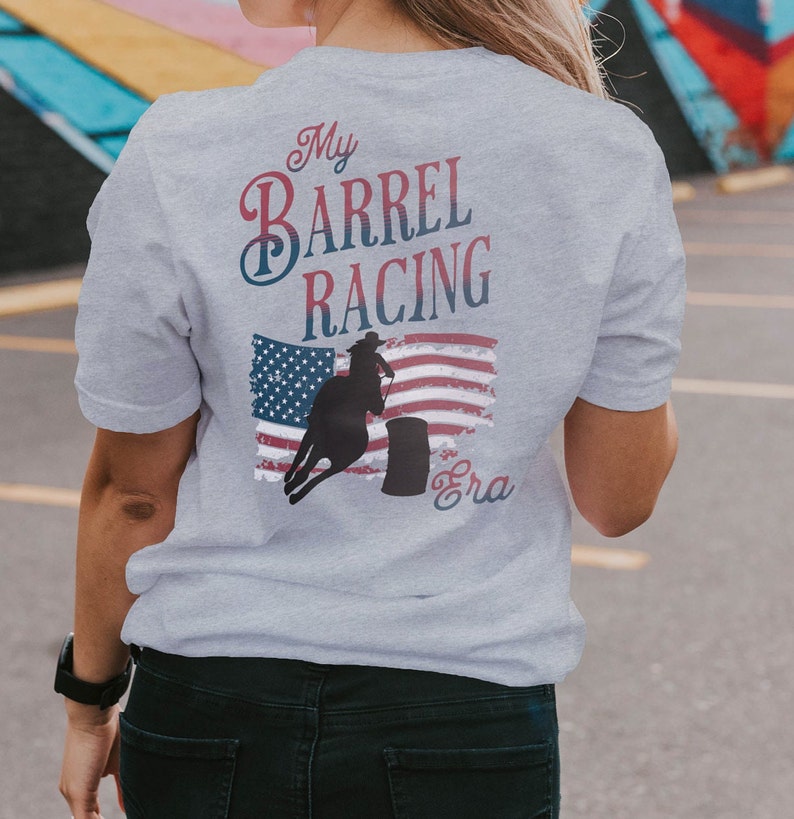 Barrel Racing Era Unisex Jersey Short Sleeve Tee, Barrel Racing, Barrel ...