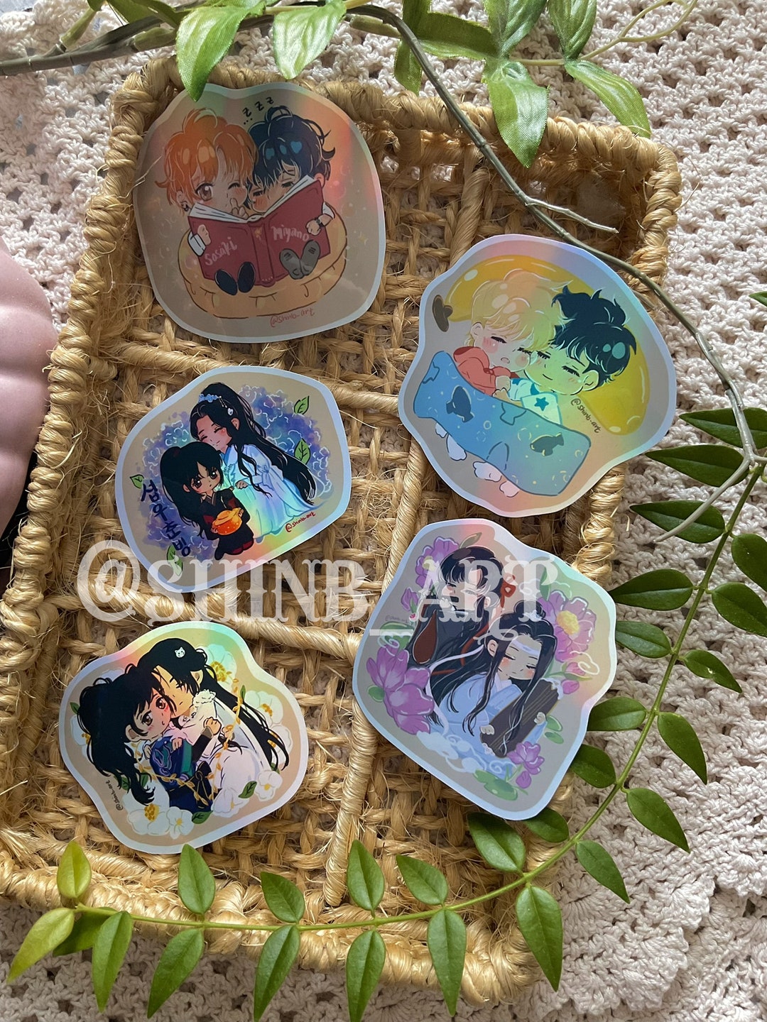 Shounen Ai/bl Manga, Webtoon, Manga, Anime Holographic Single Stickers ...