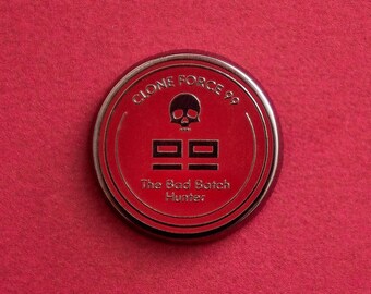 Star Wars the Bad Batch Enamel Pins Hunter, Crosshair, Wrecker, Tech ...