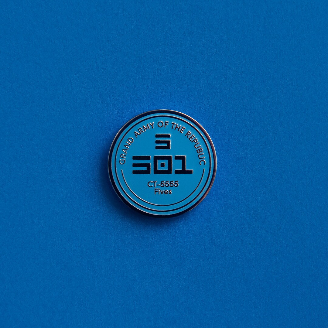 CT-5555 Fives Clone Trooper Clone Wars Enamel Pin Badge - Etsy