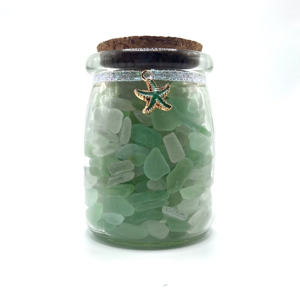 Sea Glass Jar - Etsy