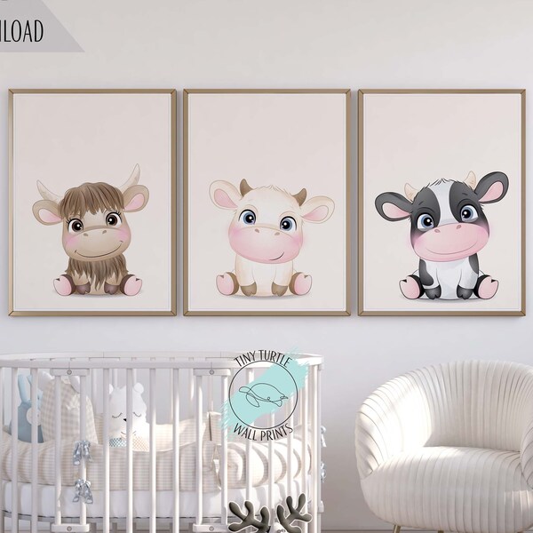 Cow Nursery Decor - Etsy