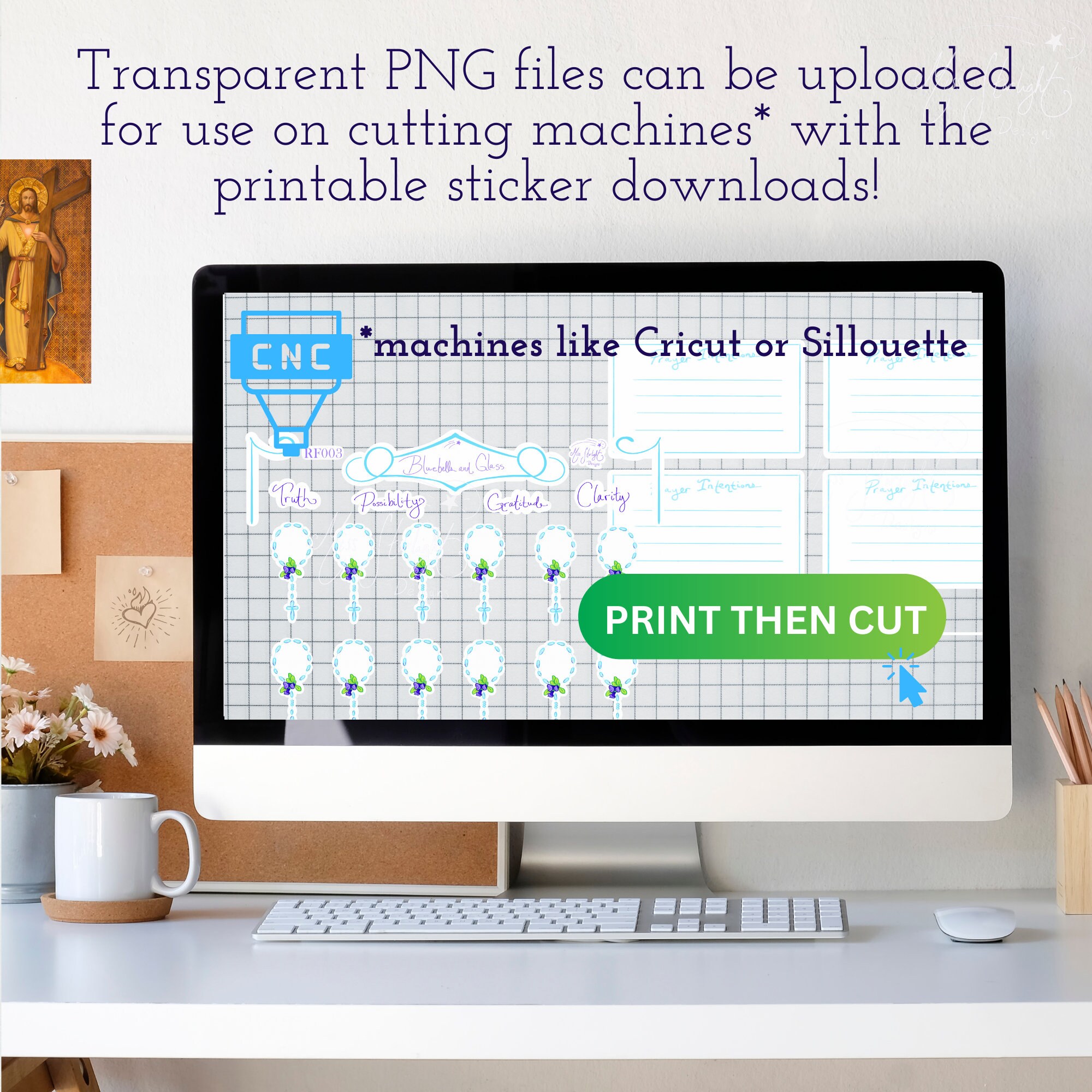 Printable Catholic Sticker Sheet - Memento Vivere - Baking in Autumn ...