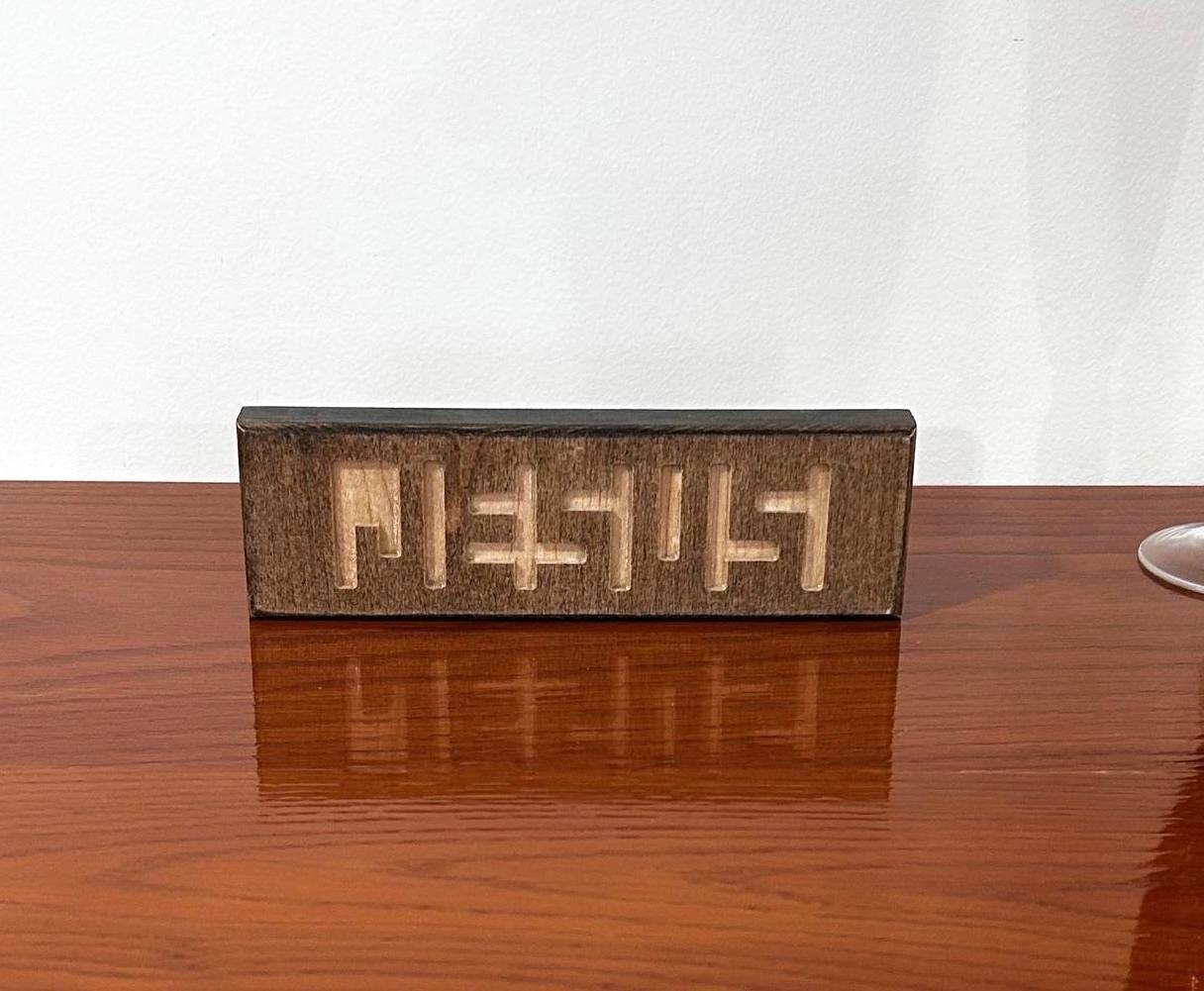 Optical Illusion 'jesus' Name Art : Christian Wood Carving - Etsy