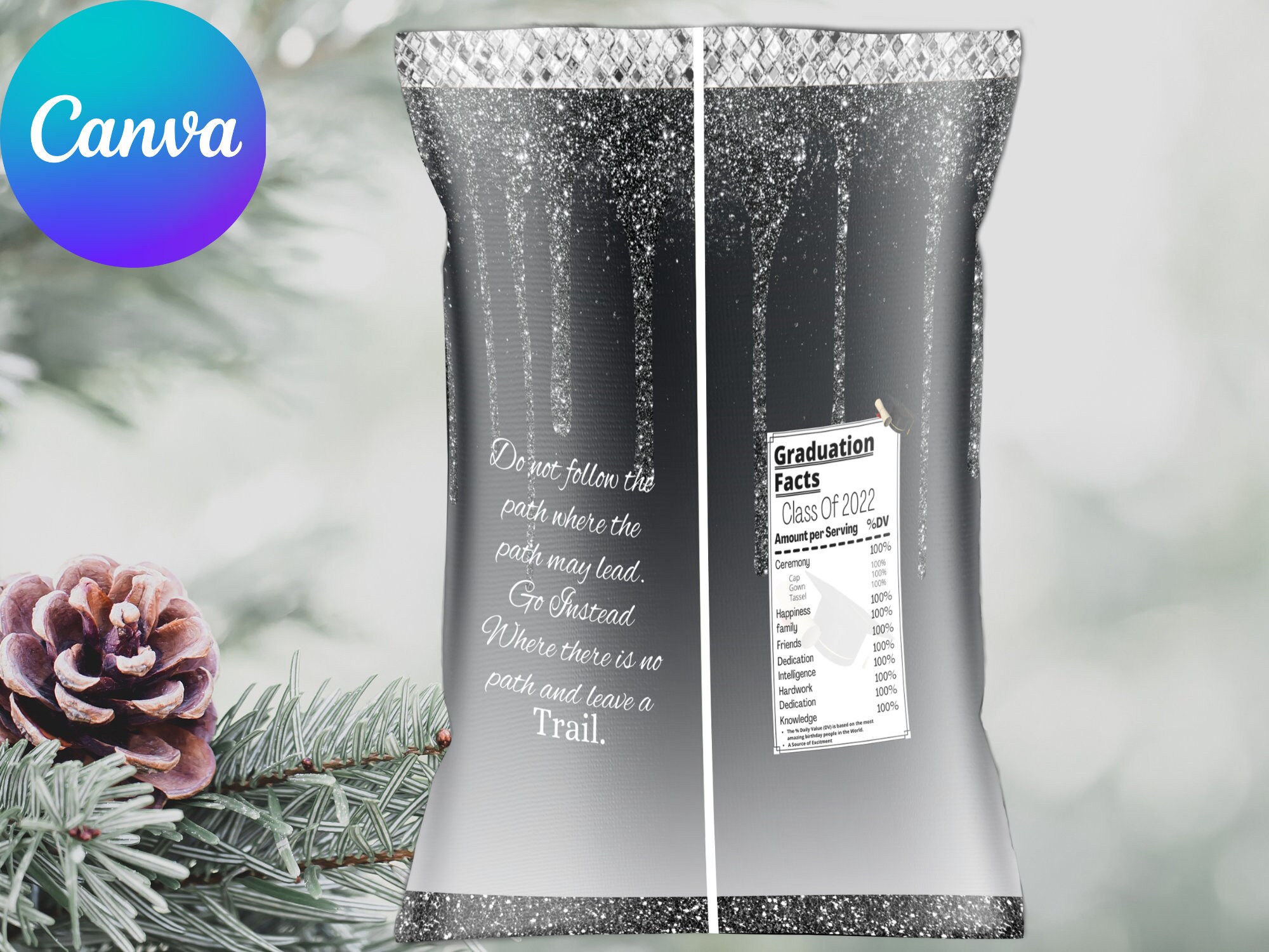 Graduation Chip Bag Class of 2023 Custom Chip Bag Photo Chip Wrapper ...