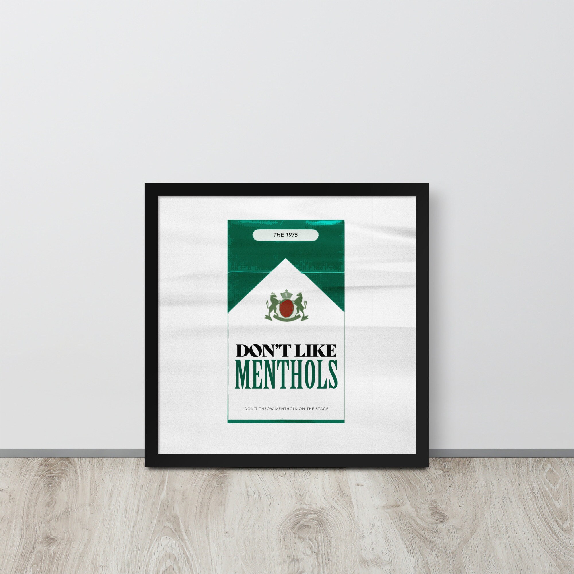 The 1975 Inspired Art Don't Like Menthols Poster| Matty Healy Funny ...