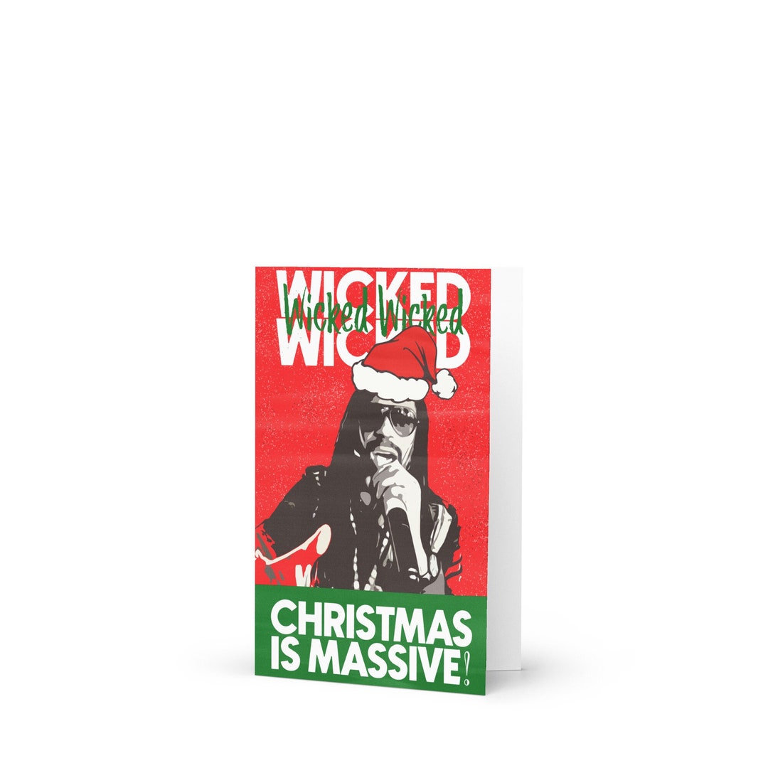 General Levy Inspired Christmas Physical Card Wicked Wicked - Etsy