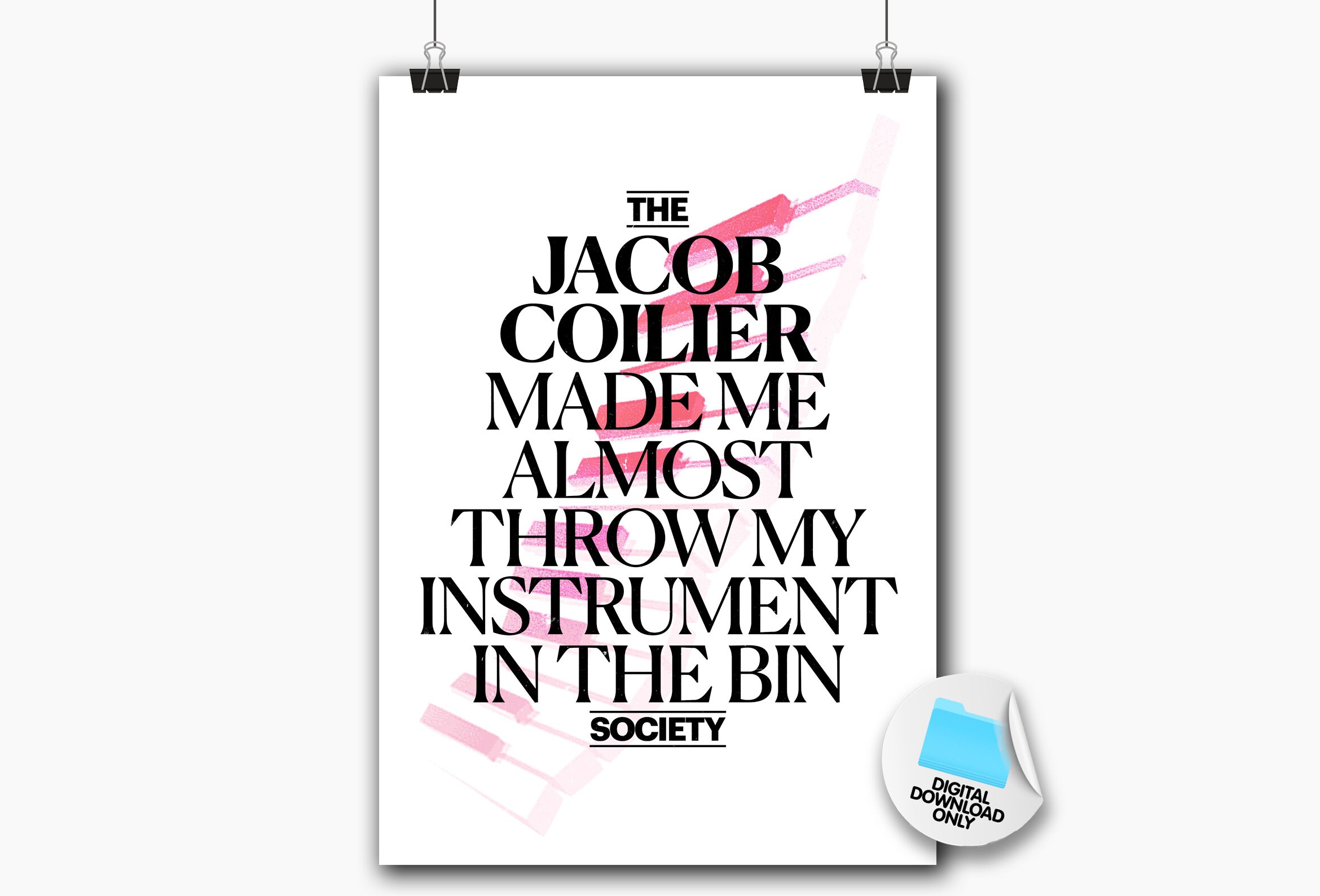 Jacob Inspired DIGITAL POSTER Meme Funny Poster Musicians Gift Music ...