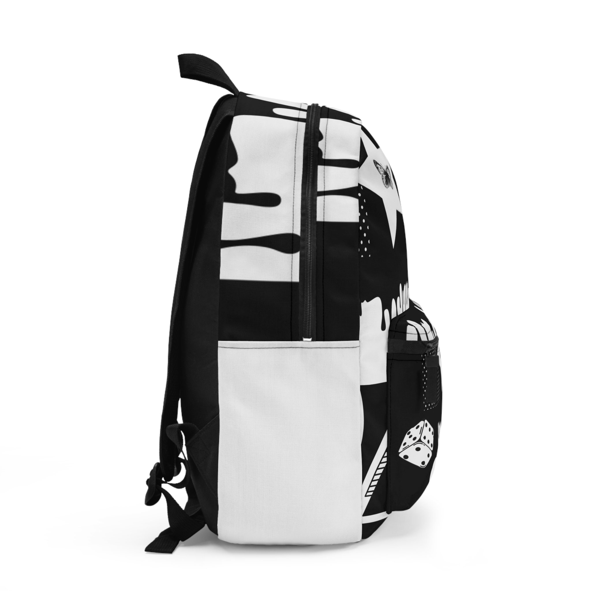Backpack. Back to School Bag, Black and White. - Etsy