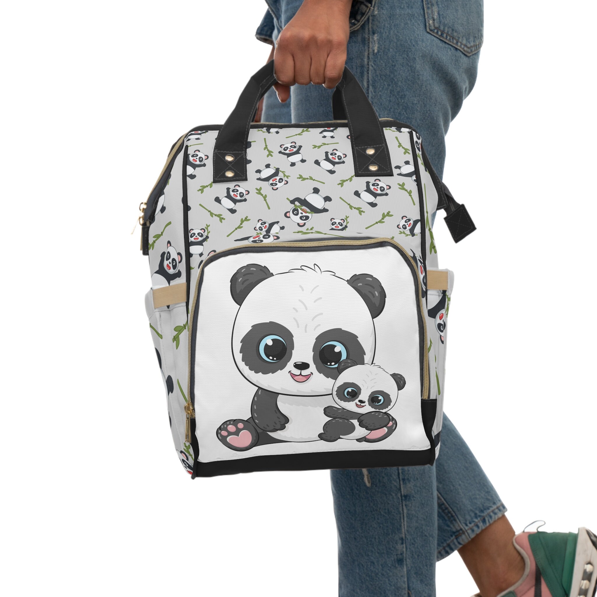 outlet sale for cheap Multifunctional Diaper Backpack. Cute Panda ...