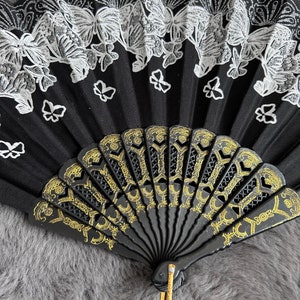 Hand Held Foldable Victorian Fan - Etsy