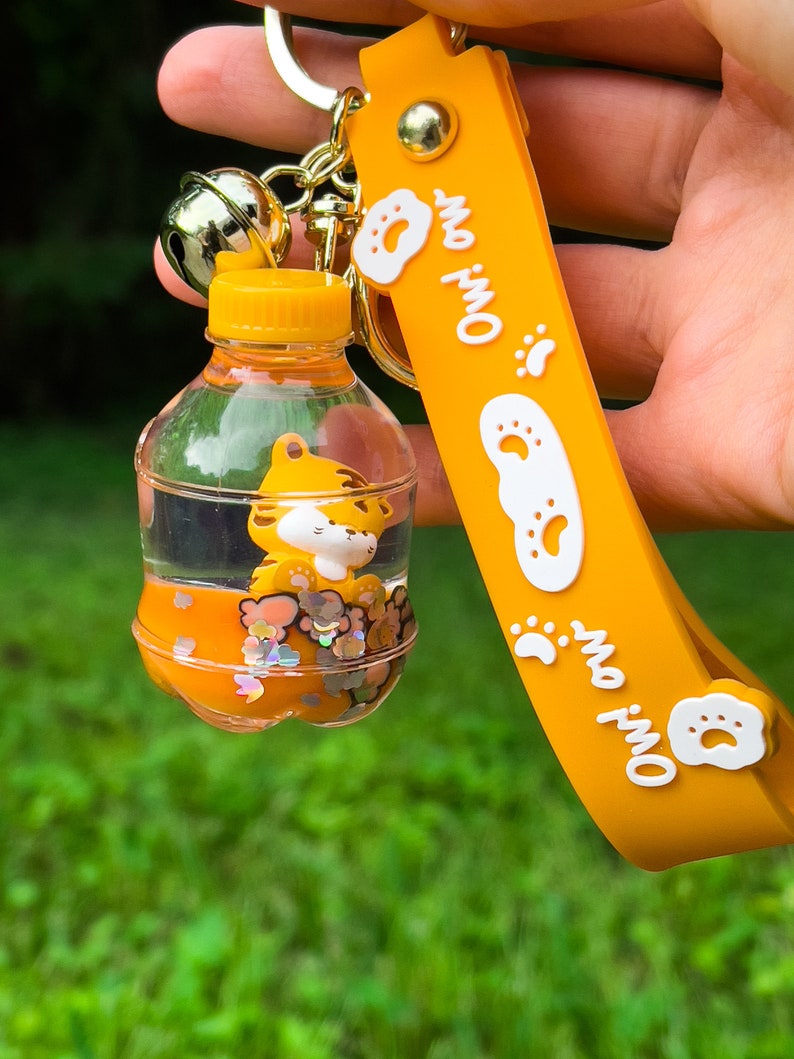 Liquid Keychain Boba Baby Cute Kawaii - Etsy