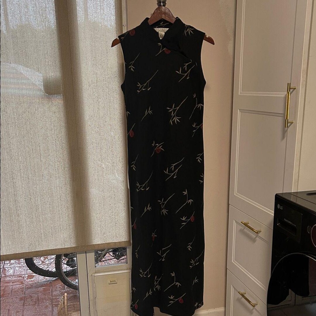 John Paul Richard Linen Blend Asian Inspired Aline Dress Size 8 ...