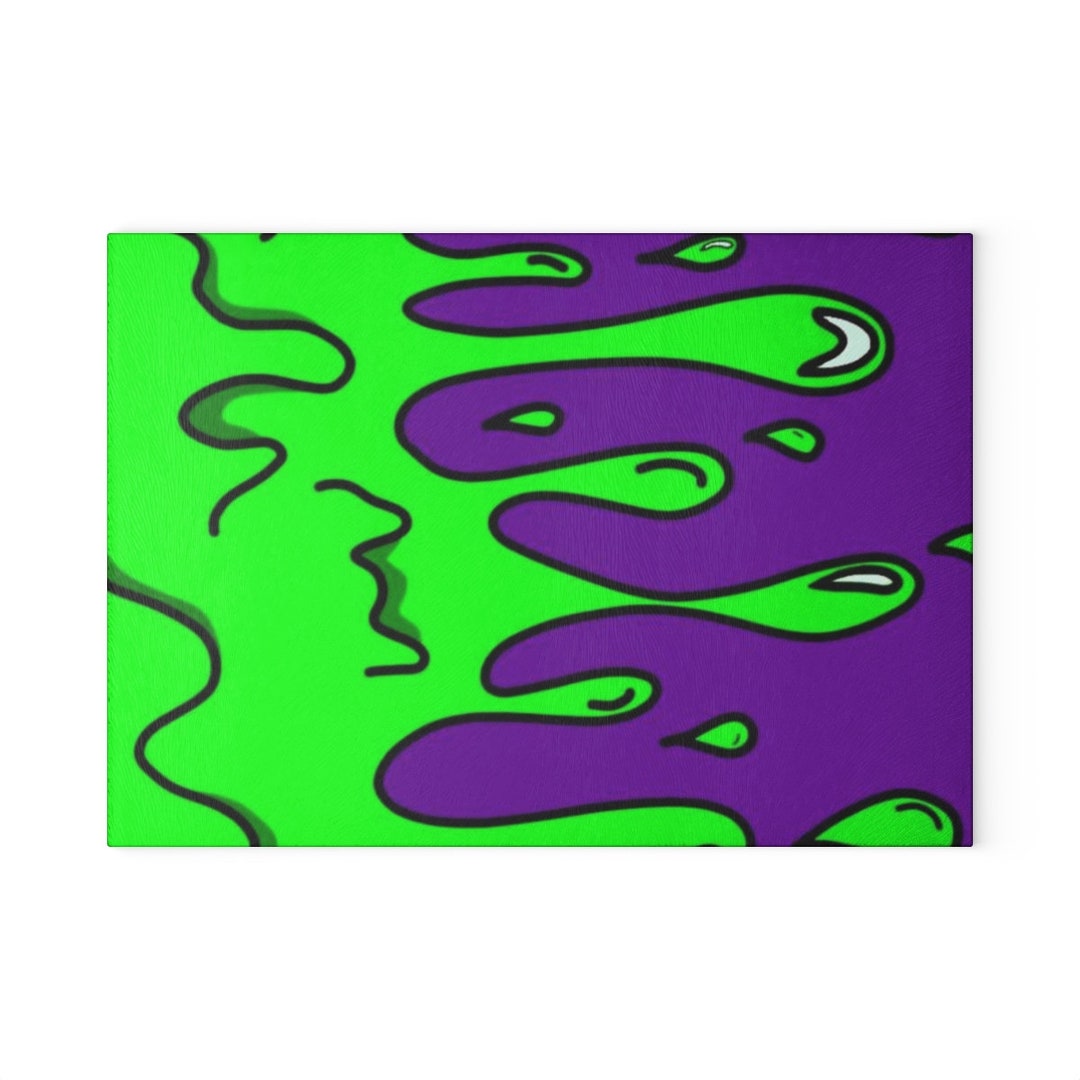 Trippy Slime Glass Cutting Board - Etsy