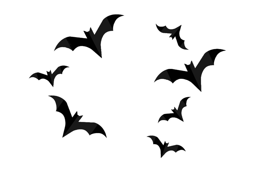 Bats PNG, Bats Vinyl, Halloween Sticker - Etsy