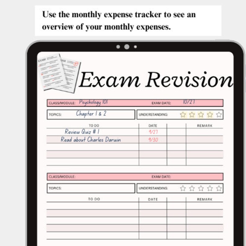 Digital Student Planner Printable 2023 2024 Goodnotes Academic Planner ...