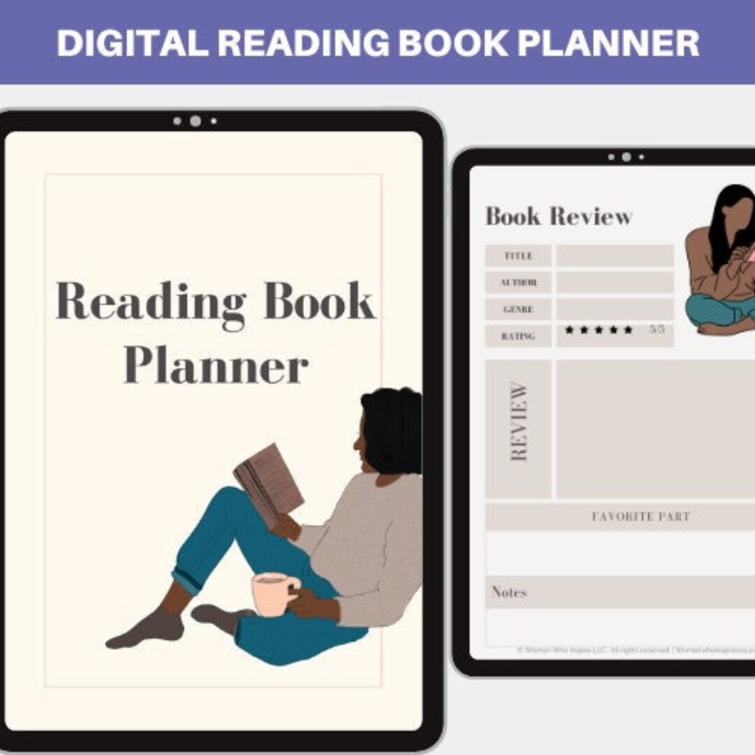 Digital Reading Book Planner Goodnotes Book Review Planner PDF ...