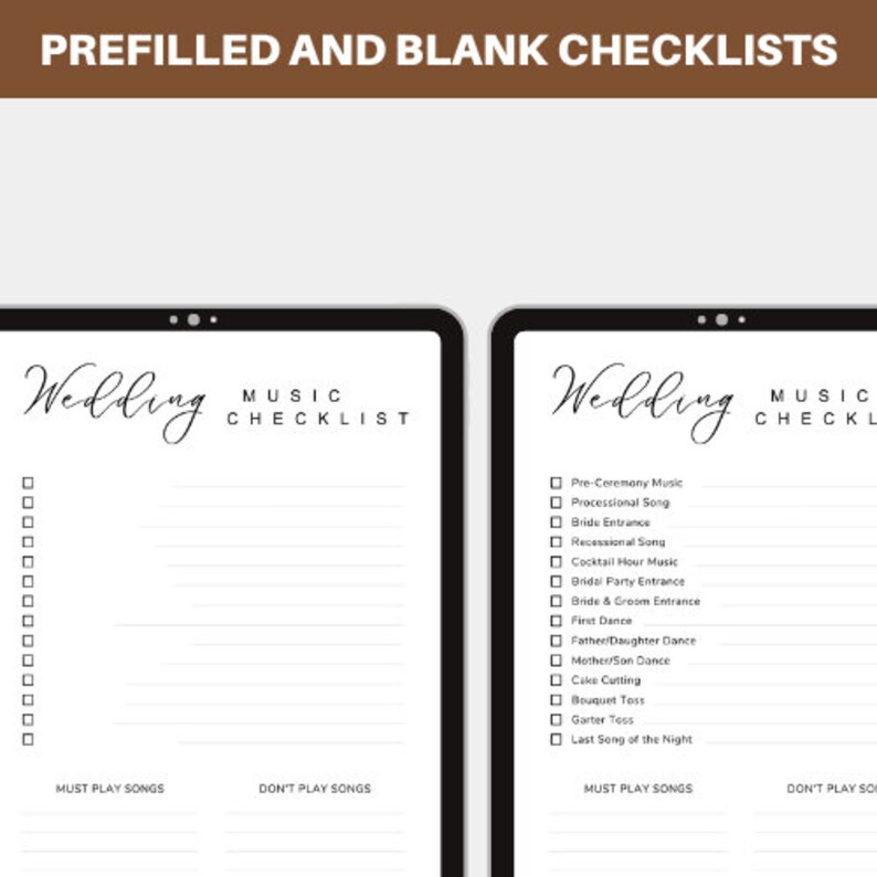 Wedding Planner Printable Printable Checklist Wedding Planner Pages ...