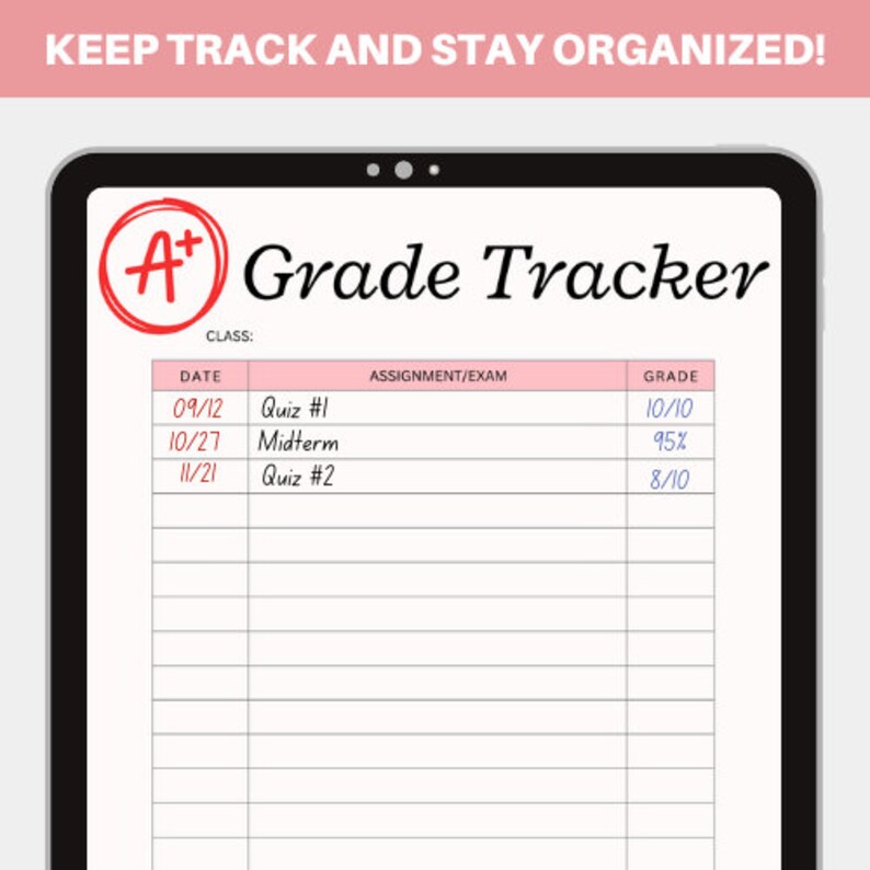 Digital Student Planner Printable 2023 2024 Goodnotes Academic Planner ...