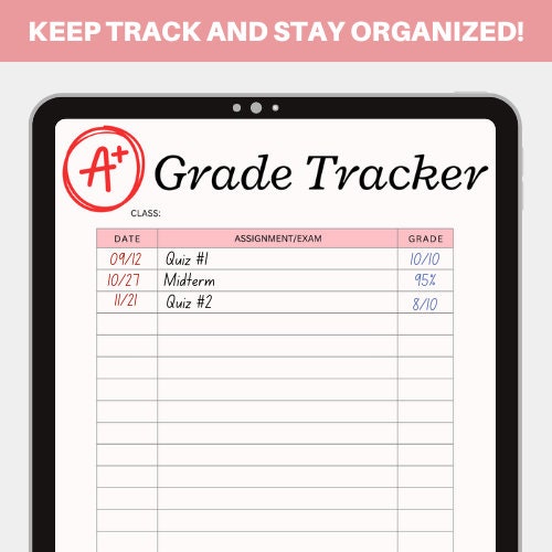 Digital Student Planner Printable 2023 2024 Goodnotes Academic Planner ...