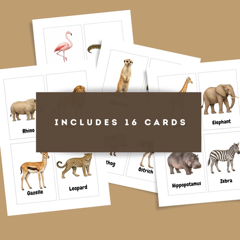 Safari Scavenger Hunt for Kids, Printable Birthday Game, Jungle ...