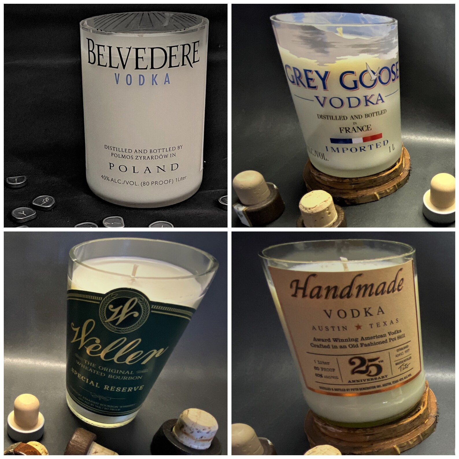 Jack Daniel's Candle, Made to Order, Unique Gift, Liquor Bottle Candle ...