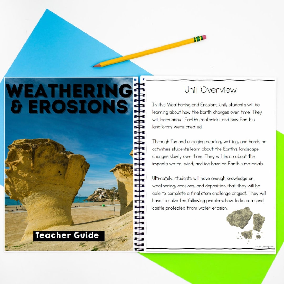 Weathering Erosions Unit for Homeschool Science Curriculum Lessons ...