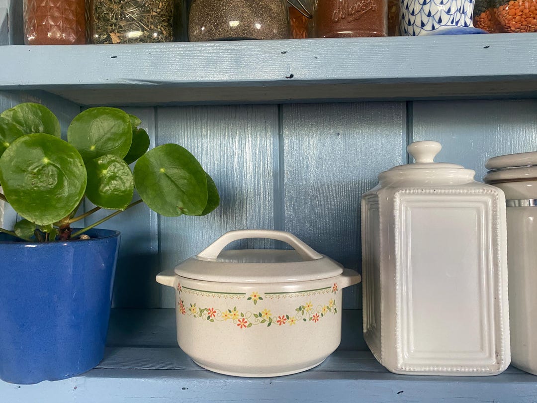 Vintage Lenox Temper Ware Casserole Dishes: Countryside Floral, Set of ...