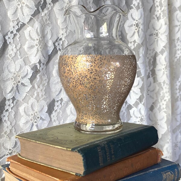 Ruffled Rim Vase - Etsy