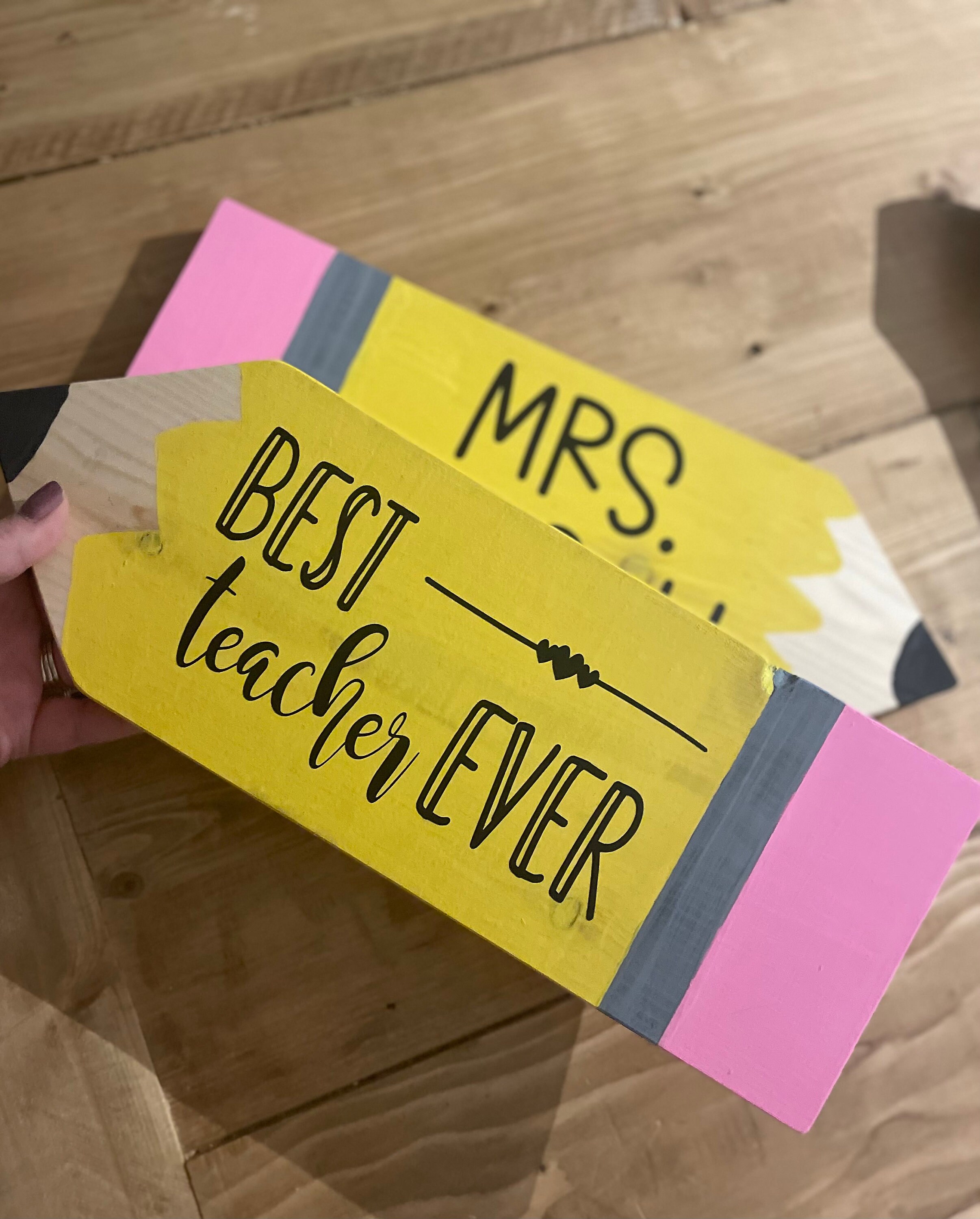 Customized Teacher Pencil - Etsy