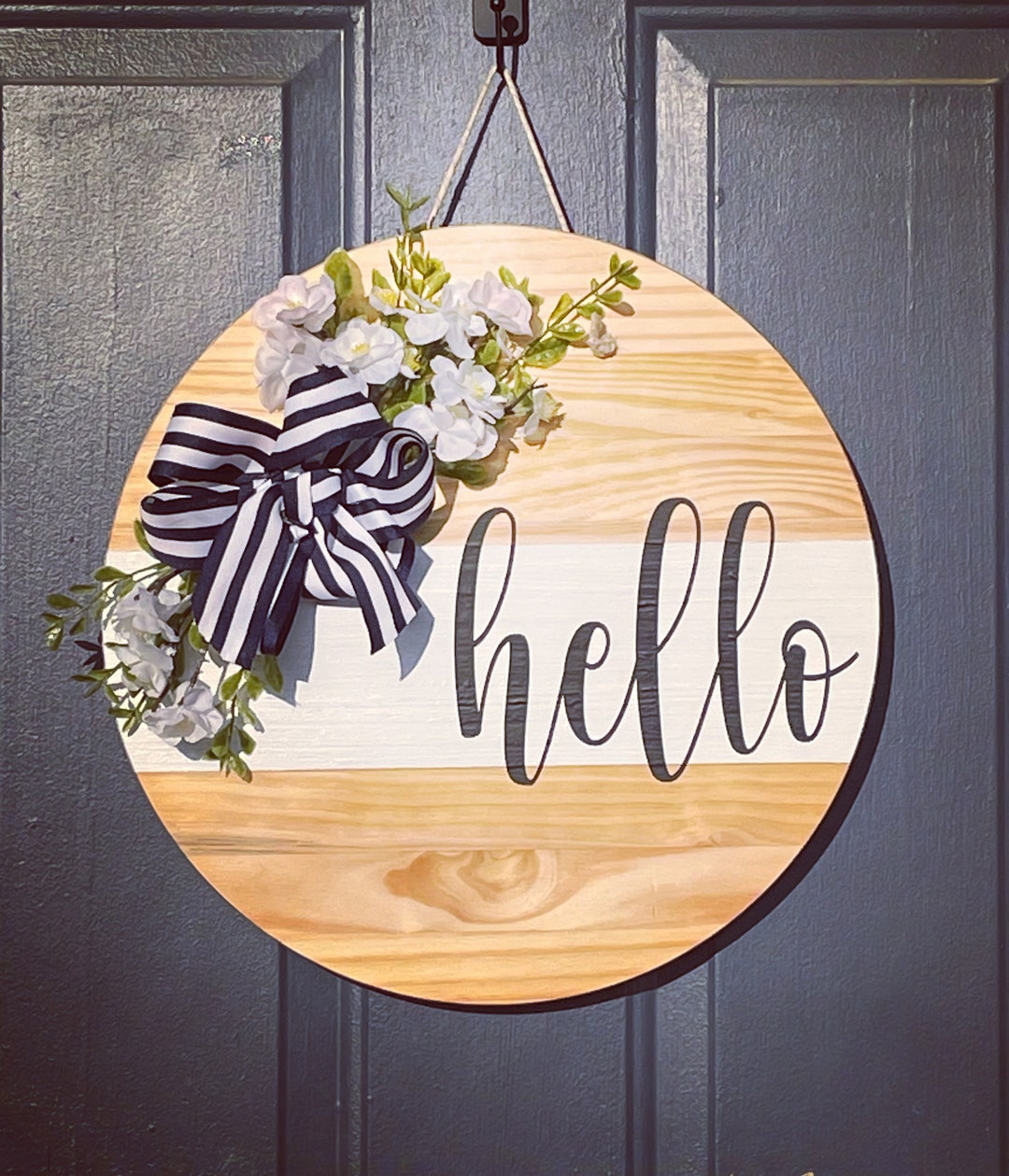 Welcome Sign Door Hangers - Etsy