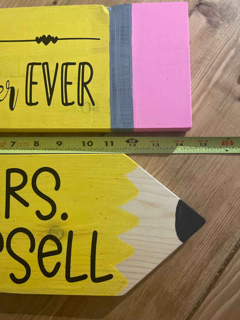 Customized Teacher Pencil - Etsy