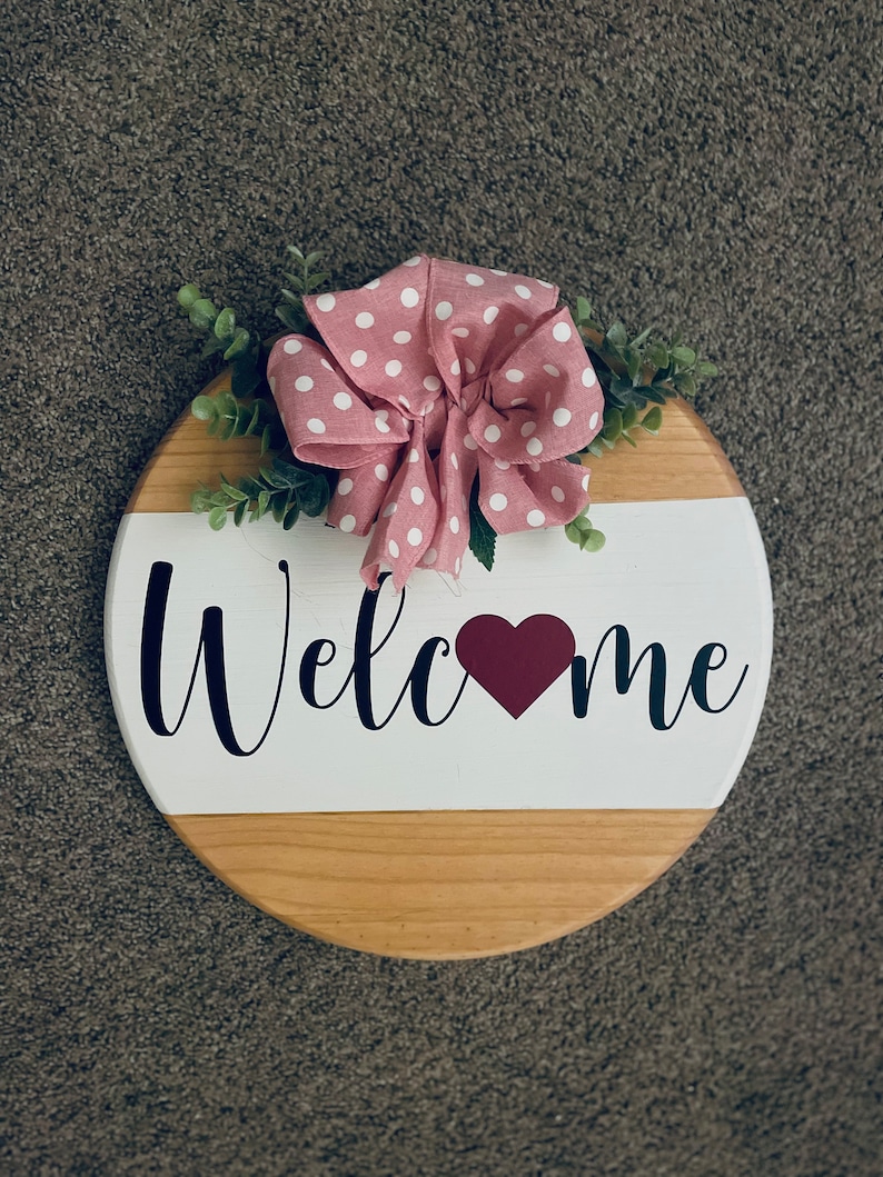 Welcome Sign Door Hangers - Etsy
