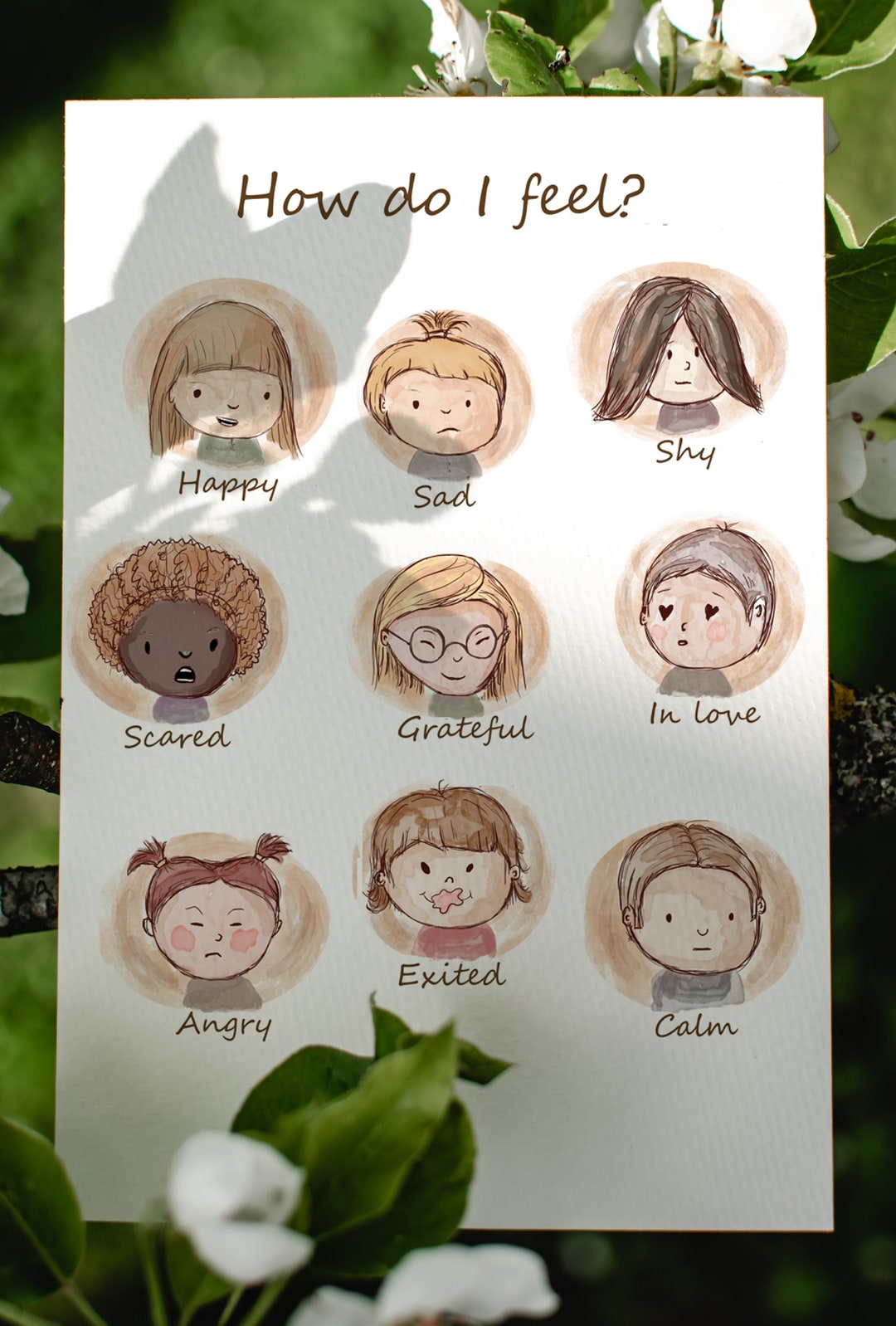 Poster Emotions Learn to Speak Emotions Kids Education Digital ...