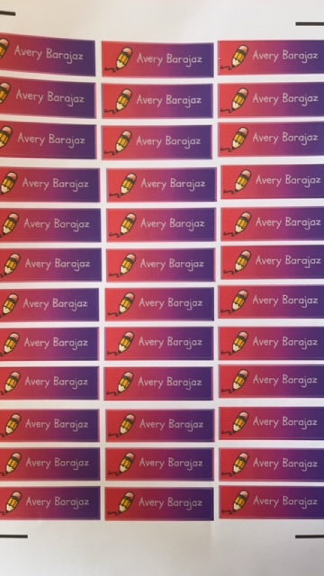 School Supply Stickers - Etsy