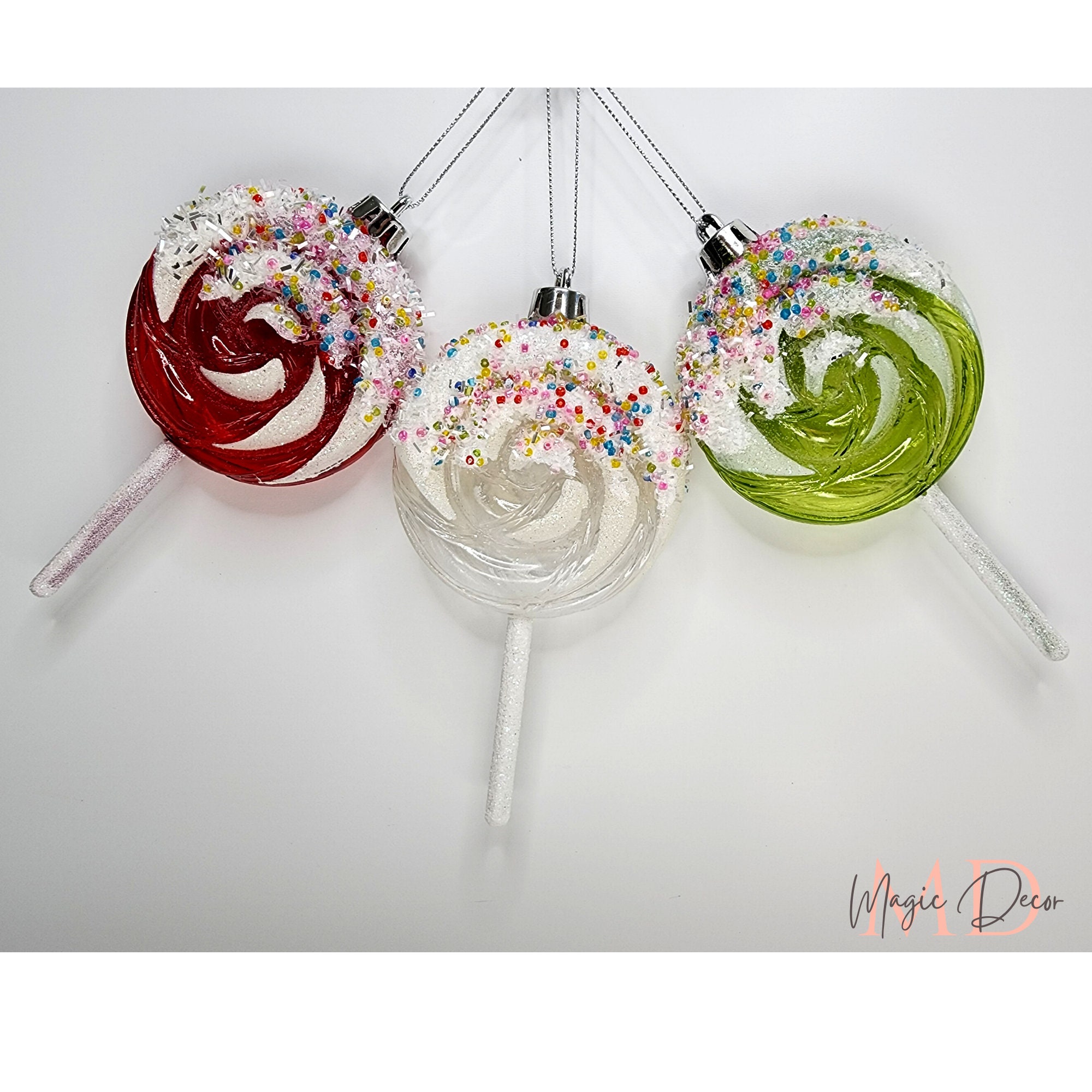 Candyland Christmas, Artificial Candy Swirl Lollipop, Christmas ...