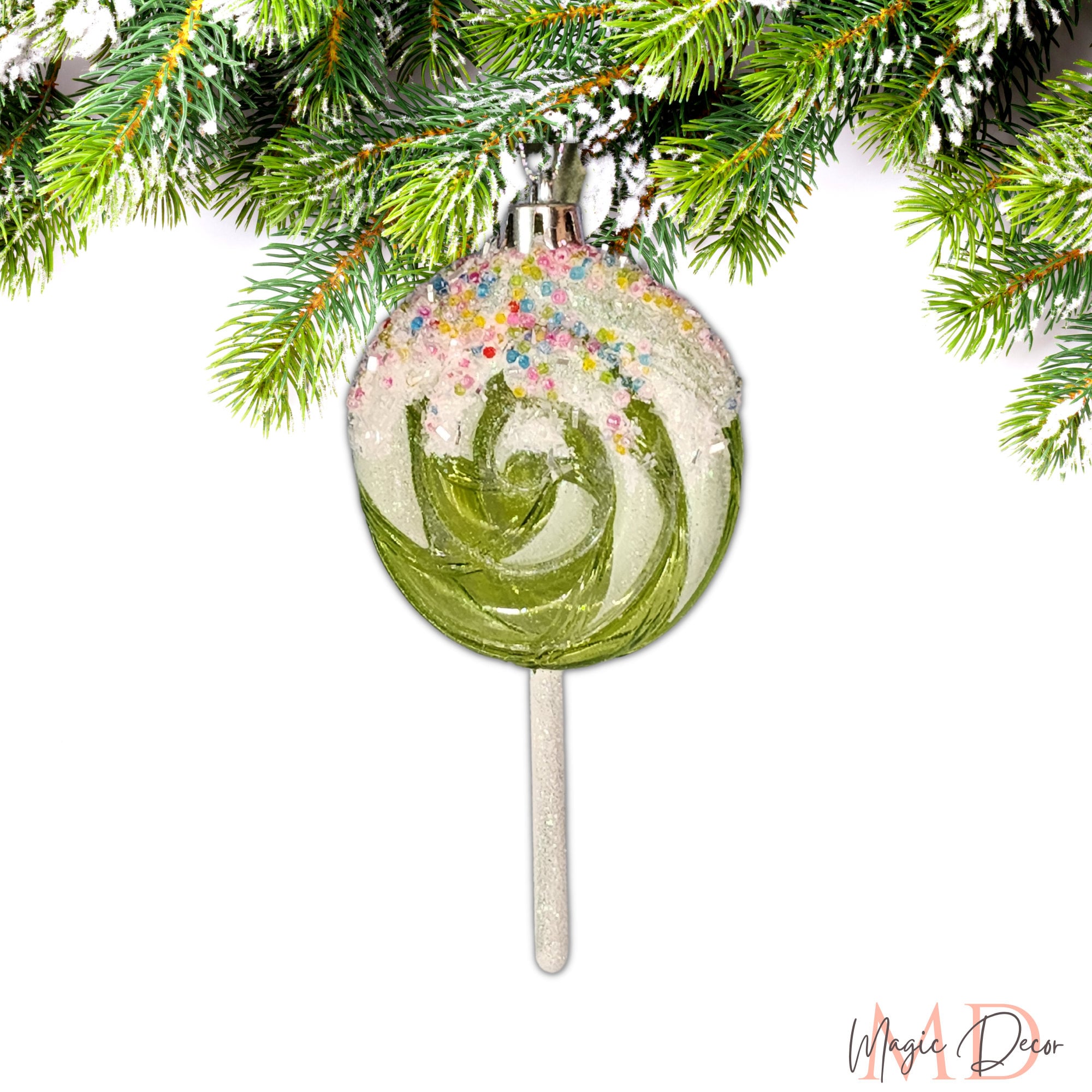 Candyland Christmas, Artificial Candy Swirl Lollipop, Christmas ...